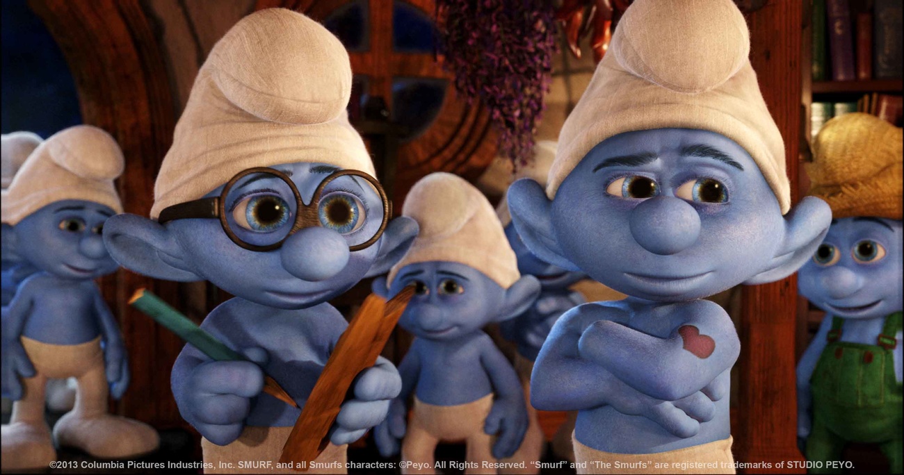 Smurfs 2 characters store